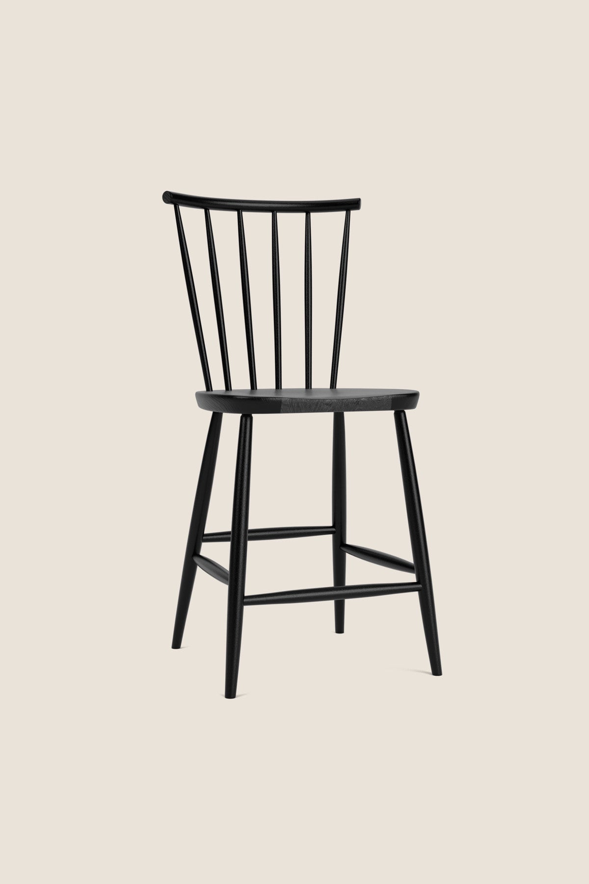 Concord Stool - Black Red Oak