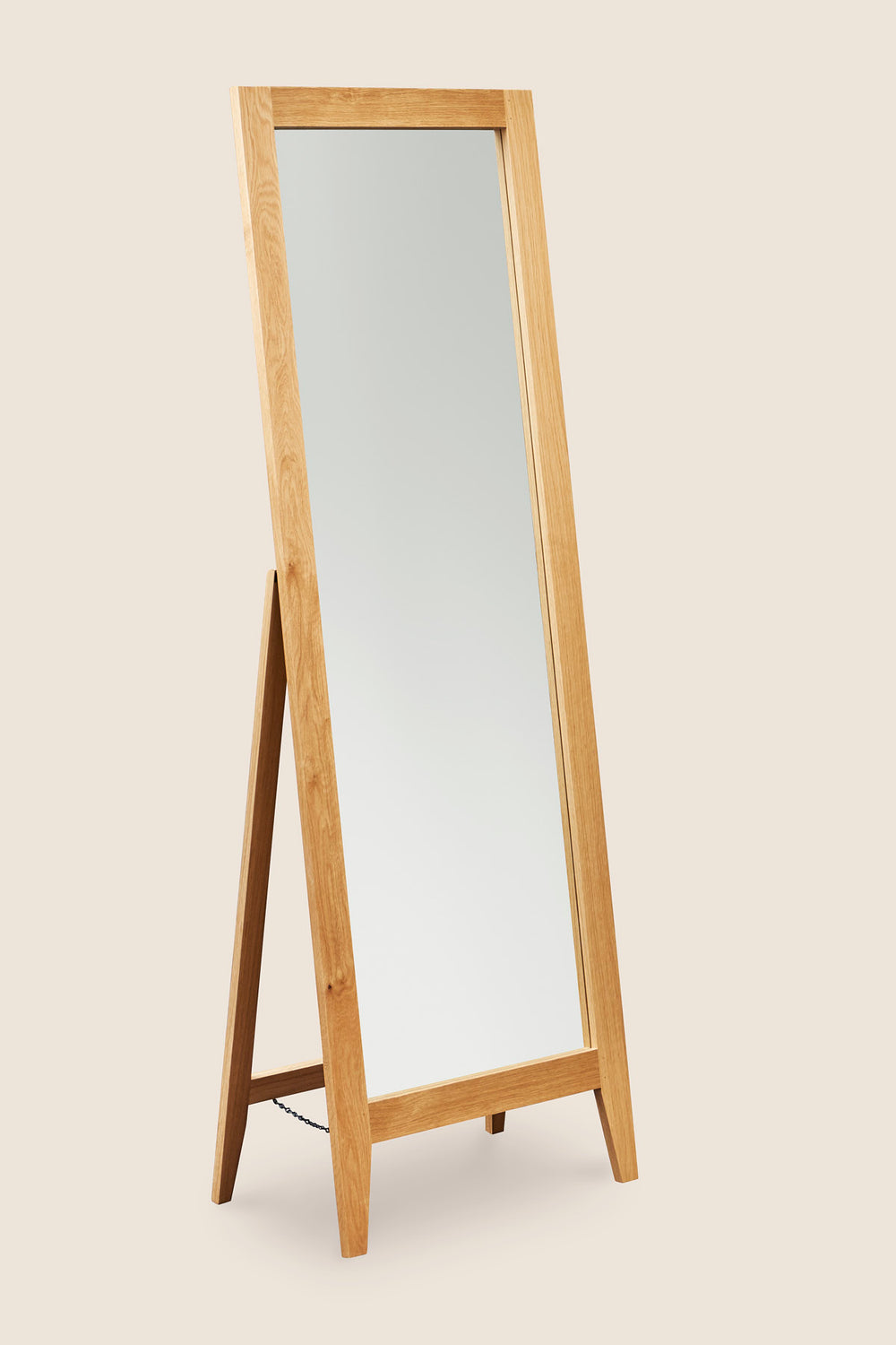 Shaker Floor Mirror - White Oak