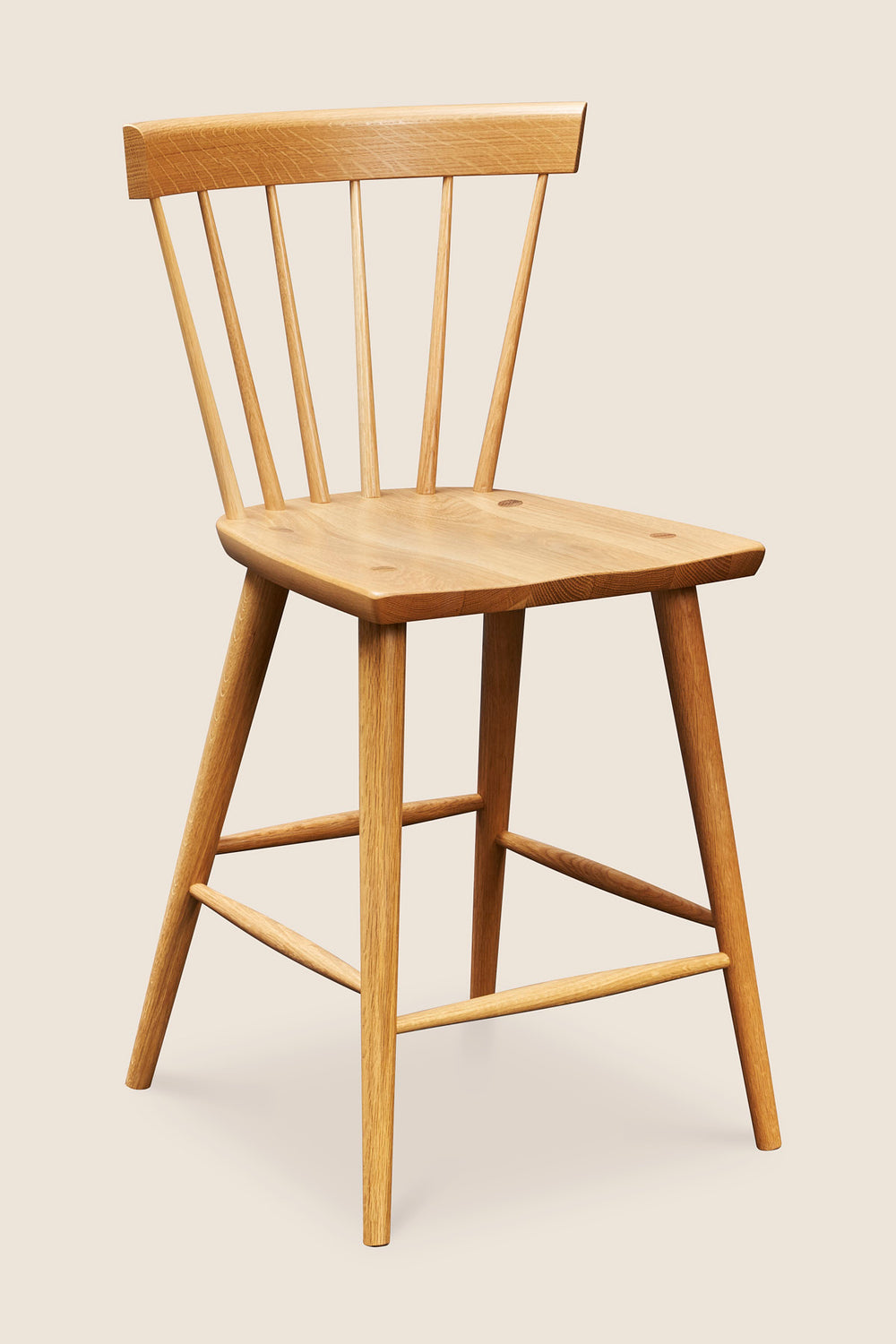 Boston Stool - White Oak