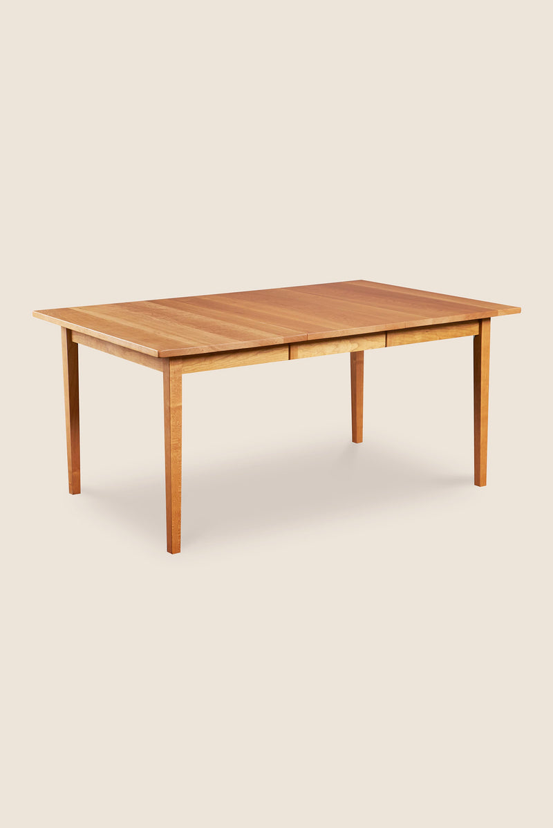 Shaker Rectangular Extension Dining Table - Cherry